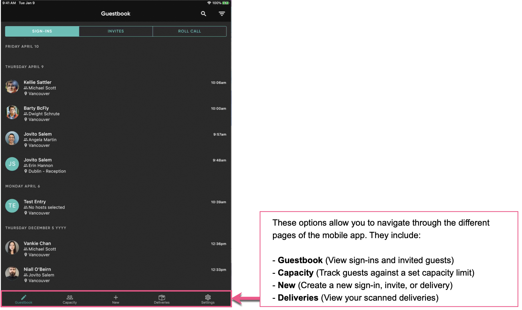 How do I use the Traction Guest Mobile app? | Visitor Management