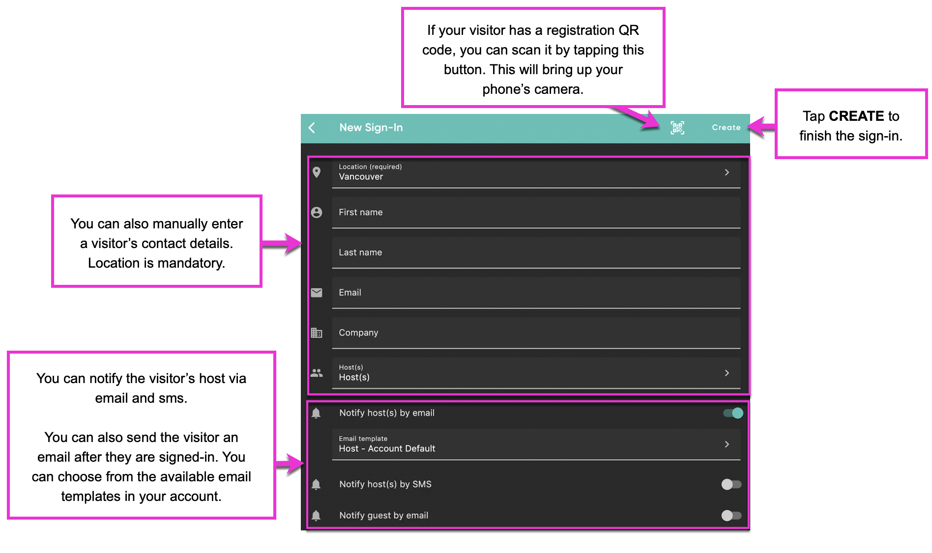 How do I use the Traction Guest Mobile app? | Visitor Management
